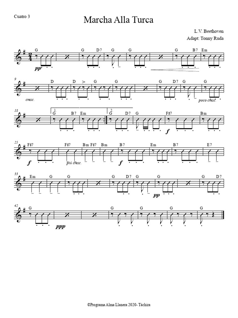 Macha Alla Turca ECI - Cuatro 3 | PDF