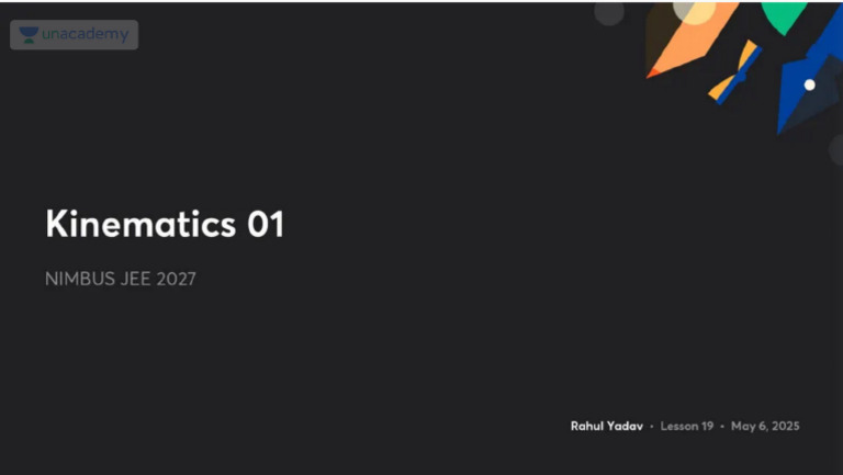 Kinematics 01 No Anno 1749121948225 | PDF