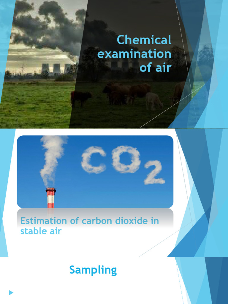 Chemical Examination of Air | PDF | Hydrogen Compounds | Chemical ...