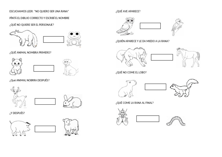 Cuento La Rana No Quiere Ser Rana Pdf