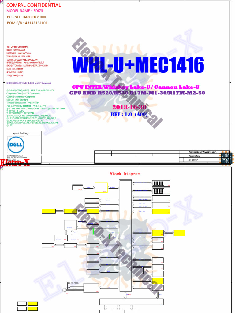 Eletro-X - Edi54 La-G712p (Rev 1.0) (A00) | PDF | Usb | Computing