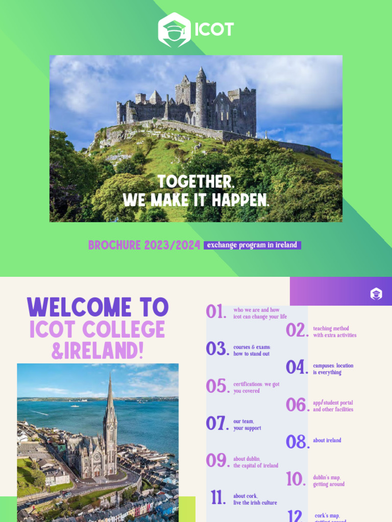 ICOT College Exchange Program Overview | PDF | Cost Of Living | Dublin