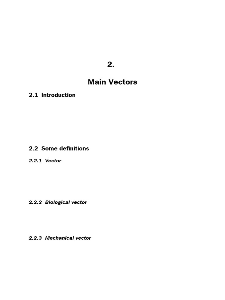 Main Disease Vectors in Refugee Camps | PDF | Mosquito