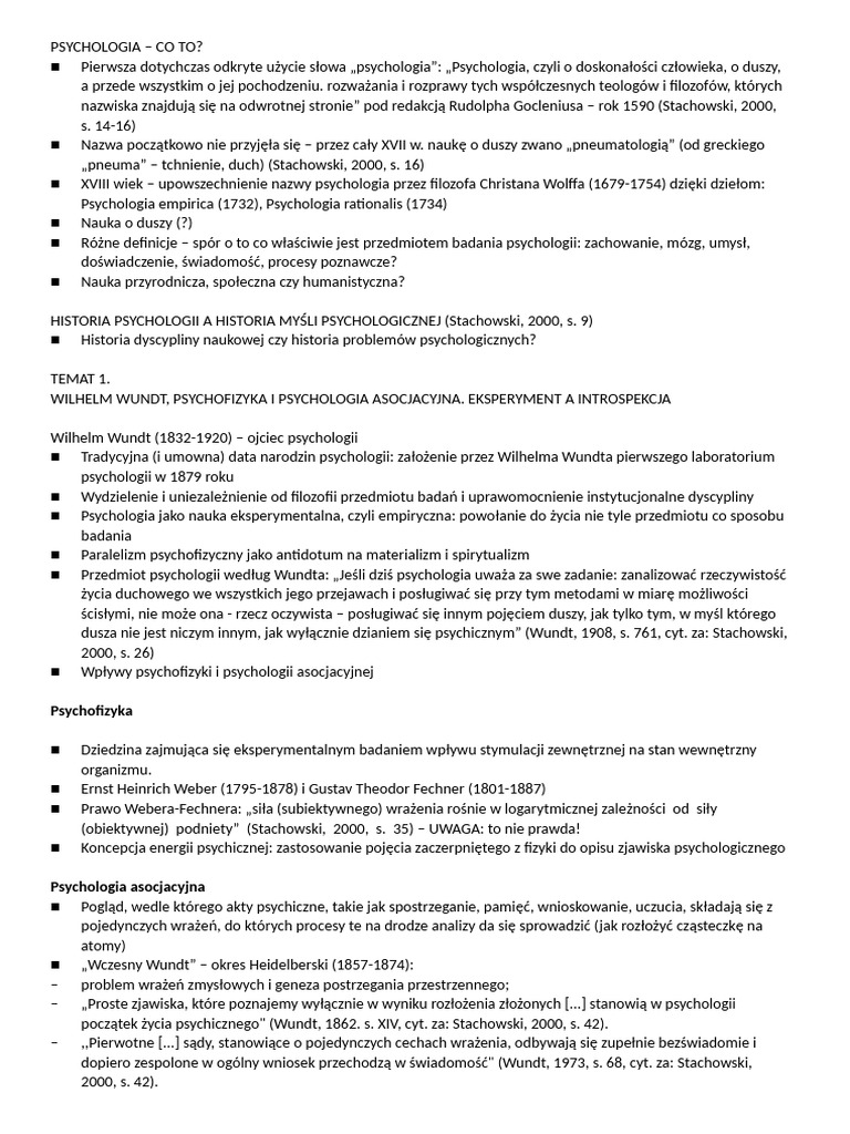 Historia Psych | PDF