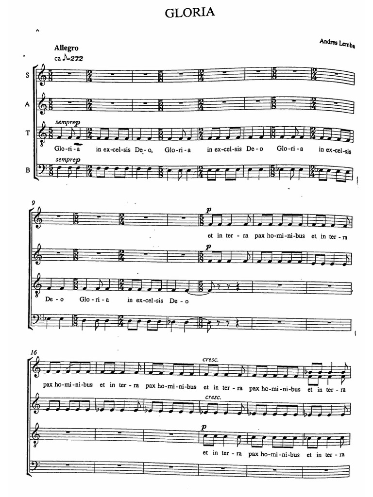 Gloria | PDF