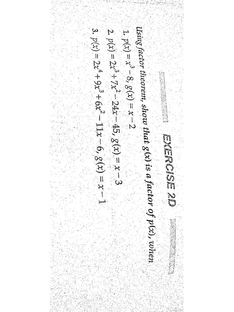 Exercise 2D | PDF