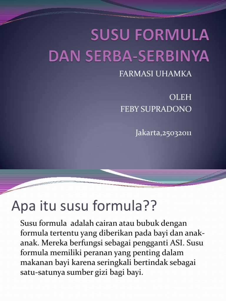 Bahaya Bakteri Sakazakii pada Susu Formula | PDF