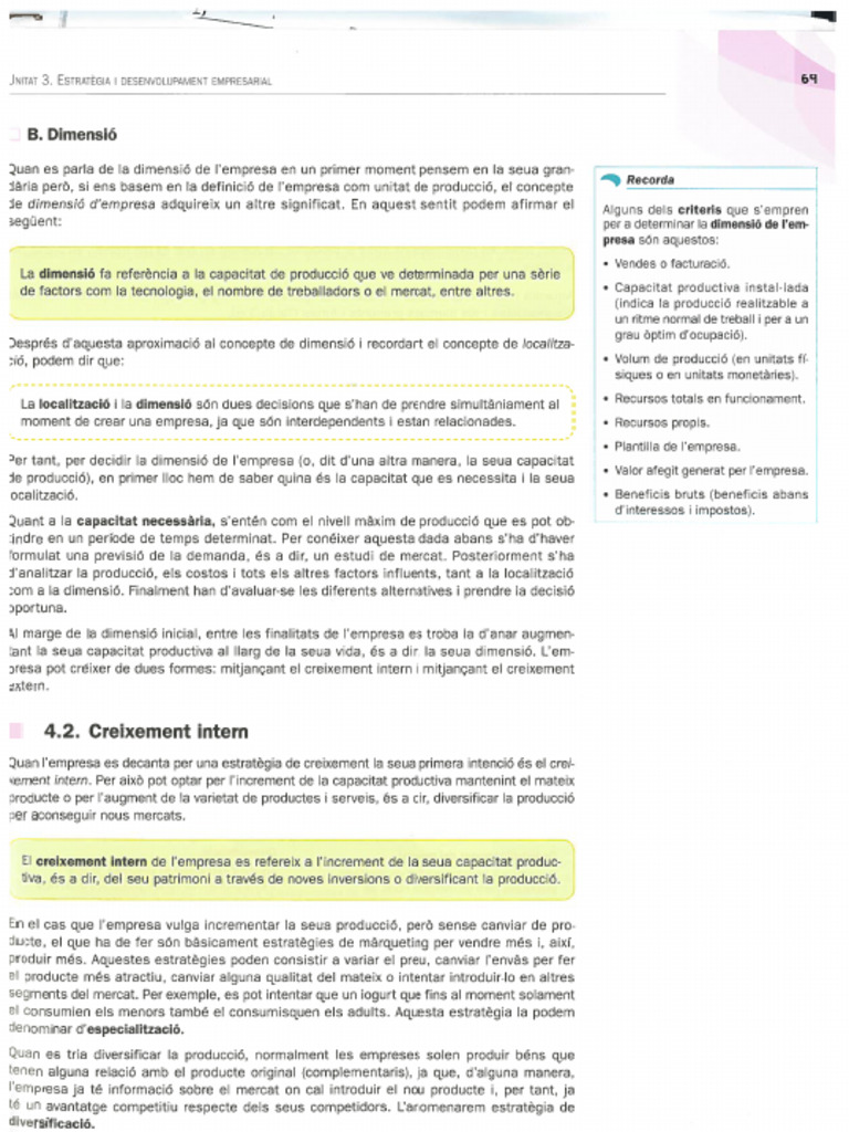 Creixement Interen 2 | PDF