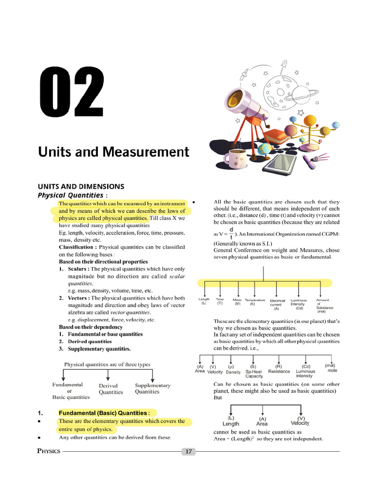 Units and Measurement | PDF