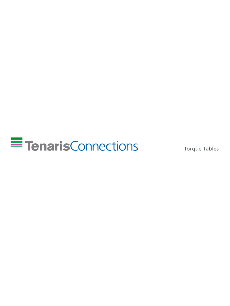 Tenaris Torque Tables (Ver06-Mar07) | PDF