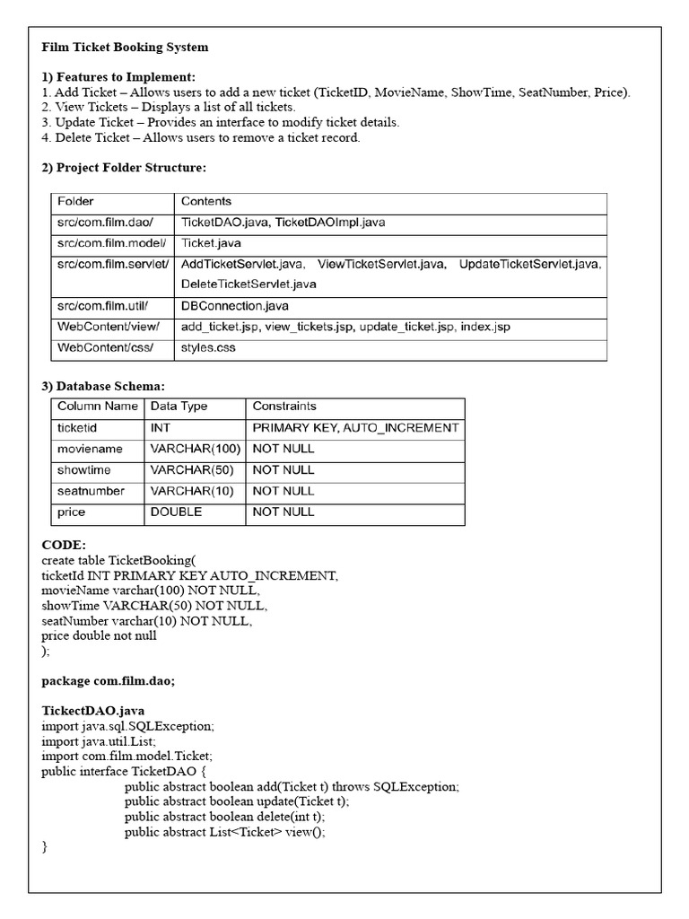 WAD Assignment 1 - Film Ticket Booking System[1] | PDF | Computer Data | Computer Programming