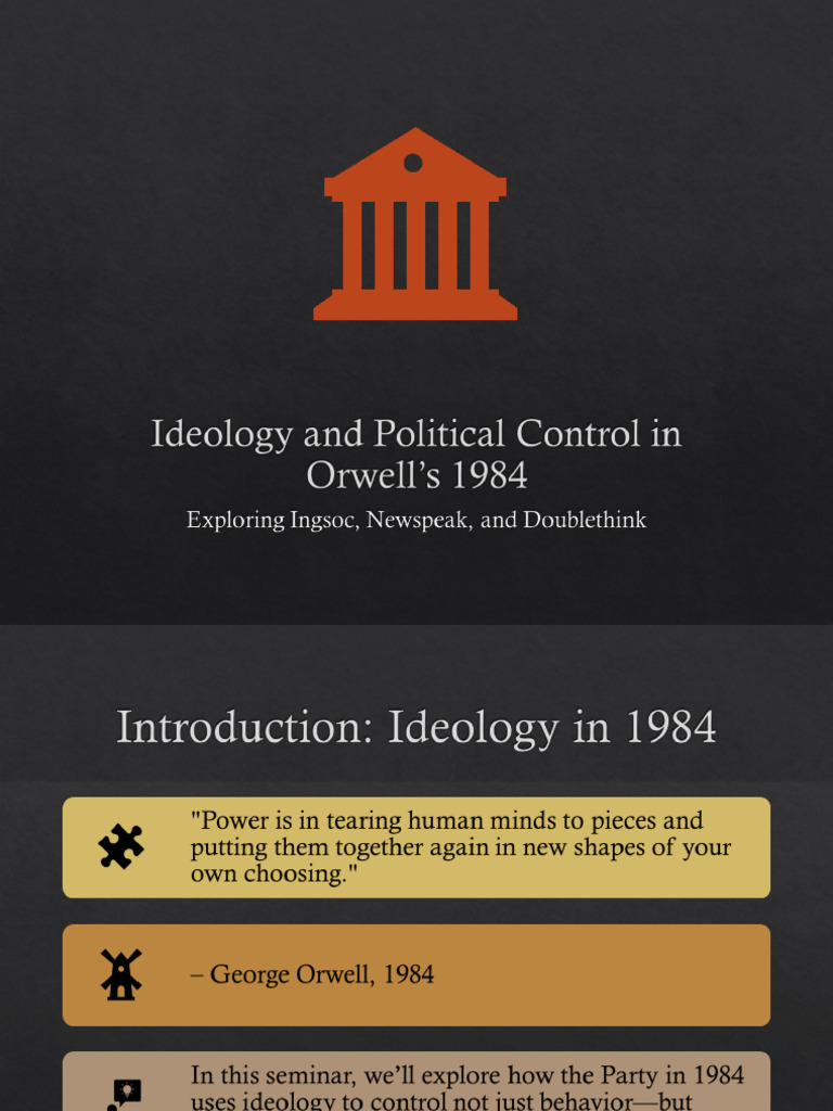 1984 Ideology Seminar | PDF