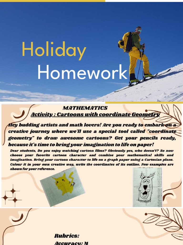 Holiday Homework | PDF