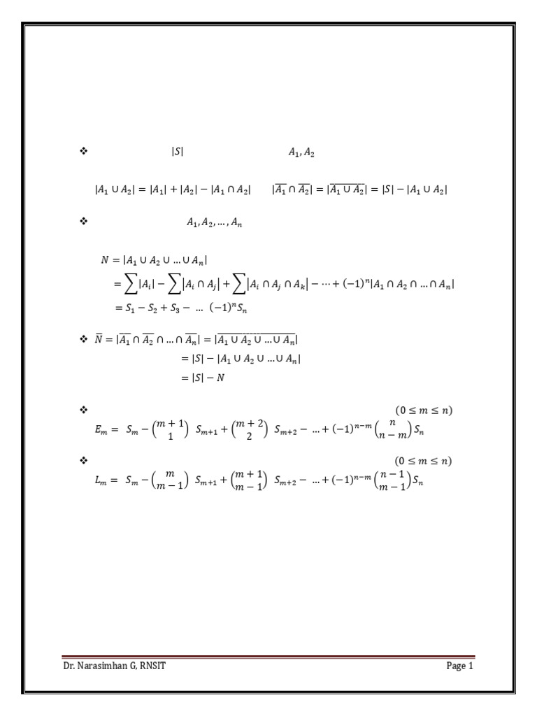 BCS405A-Module 4 | PDF | Set (Mathematics) | Combinatorics