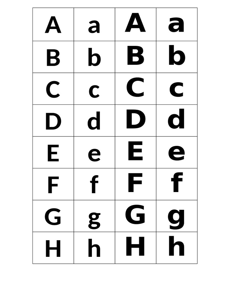 Alfabeto Todas As Letras em Linha | PDF