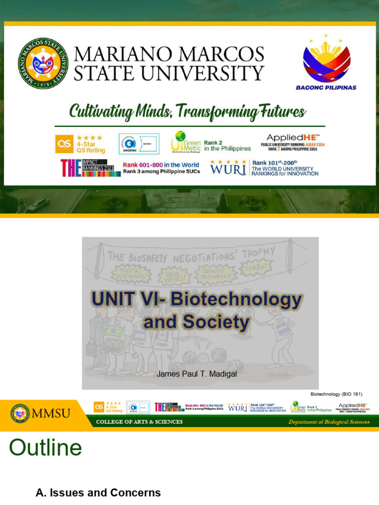 Unit 6 Biotech and Society | PDF | Biotechnology | Genetic Engineering