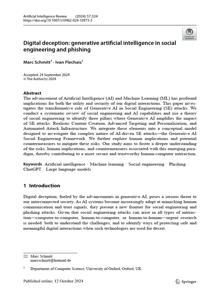 2024 Digital Deception - Generative Artificial Intelligence in Social ...