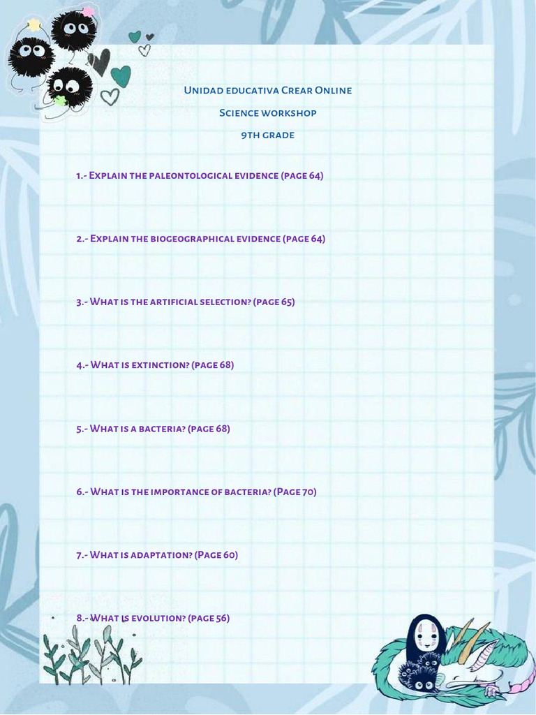 II Partial Topics - Workshop 9th | PDF