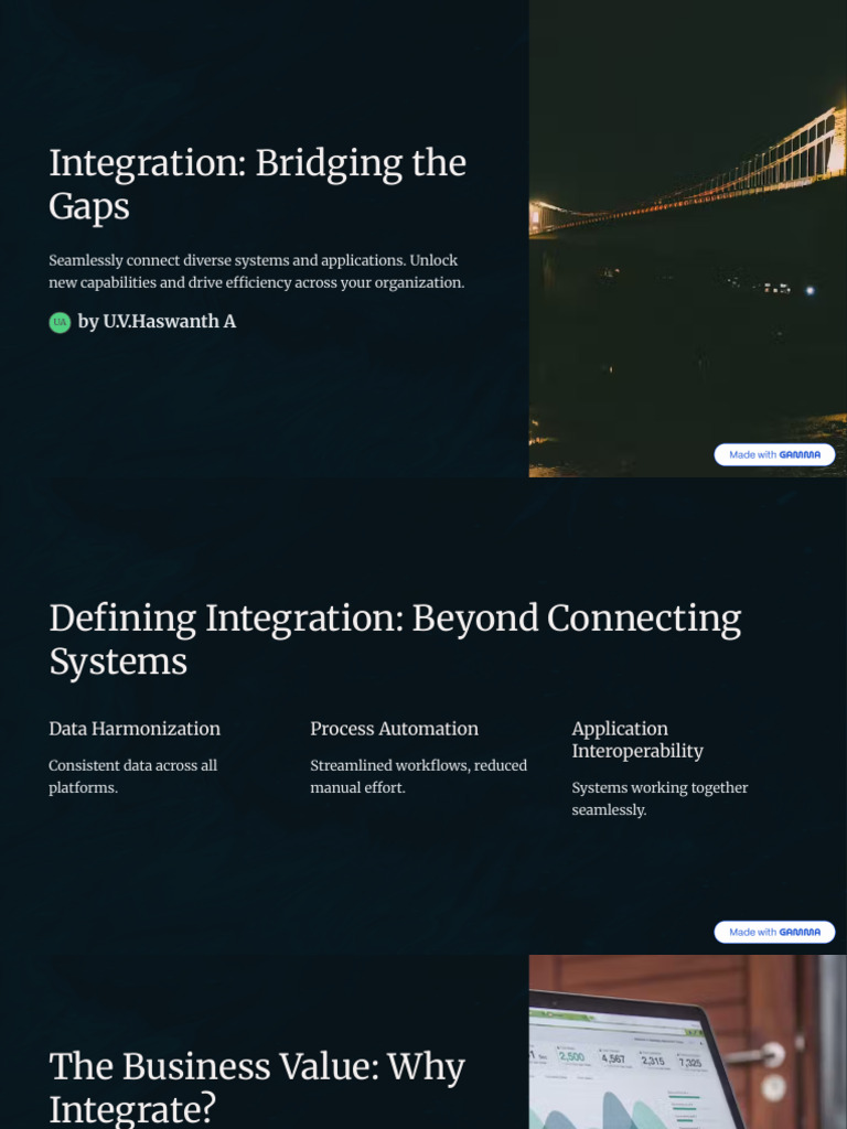 Integration Bridging The Gaps | PDF