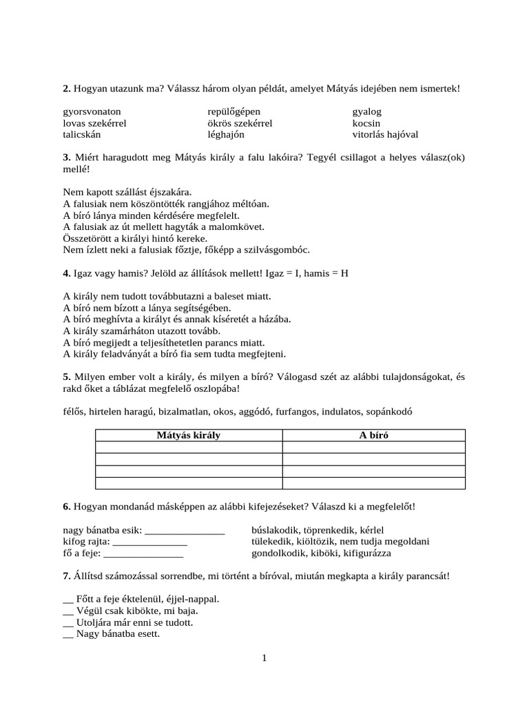 Irod 5 Ev Eleji Felmero 2 Oldal | PDF