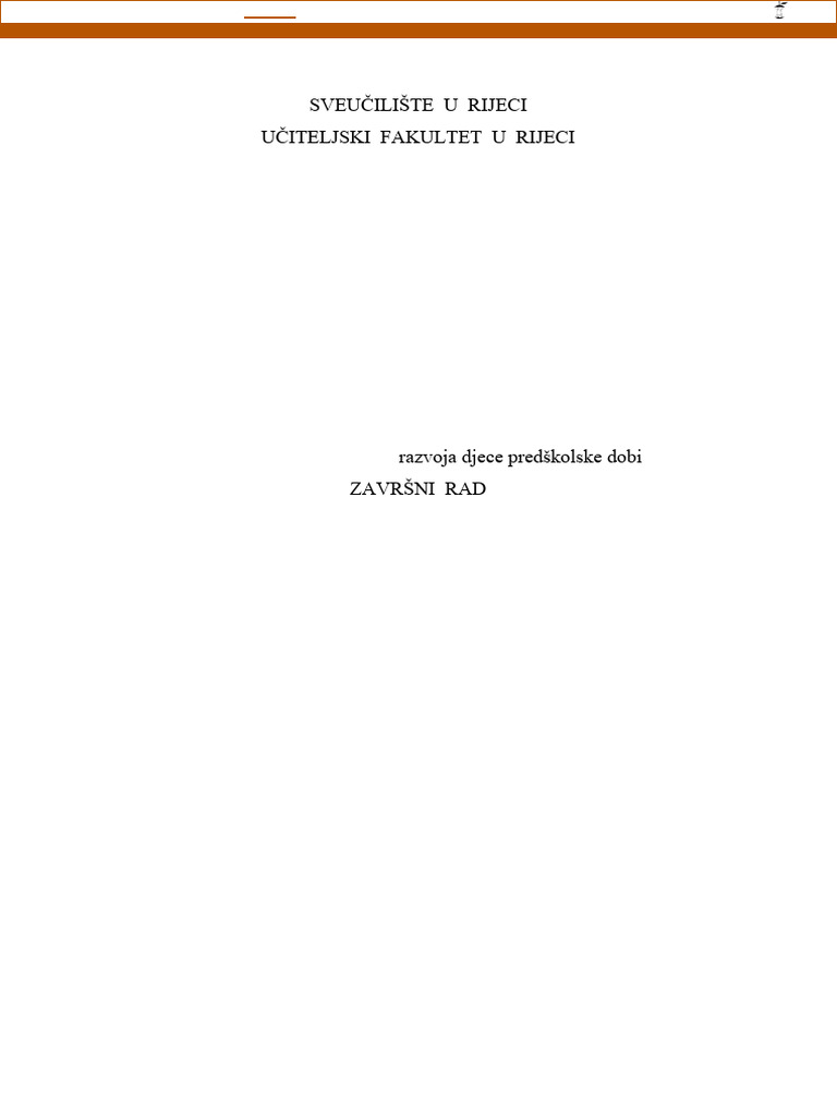 Likovni Razvoj Djece | PDF