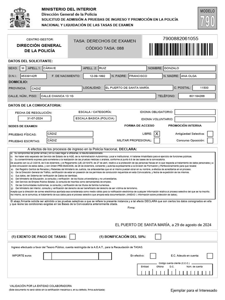 Modelo 790 | PDF | Gobierno
