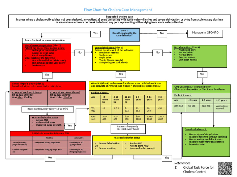 Easy Reference Poster - Dehydration Flow Chart-A2 Size Posters # 30 Pcs ...