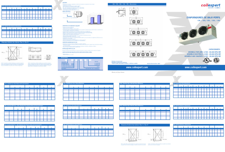 Evaporador Guntner | PDF | Física Aplicada e Interdisciplinaria
