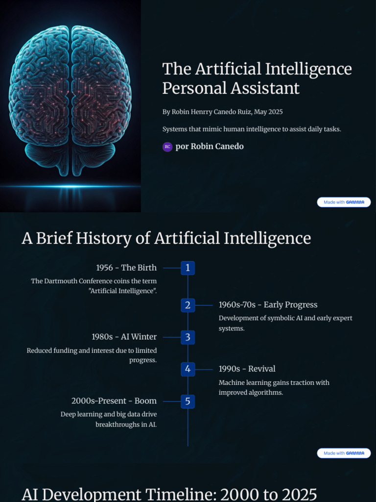The Artificial Intelligence Personal Assistant | PDF