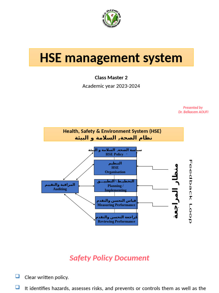 HSE Management System | PDF | Occupational Safety And Health | Safety