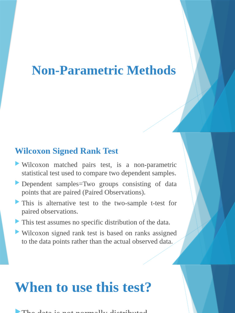 Lecture 6 - Wilcoxon Signed | PDF | Statistical Significance | Null ...
