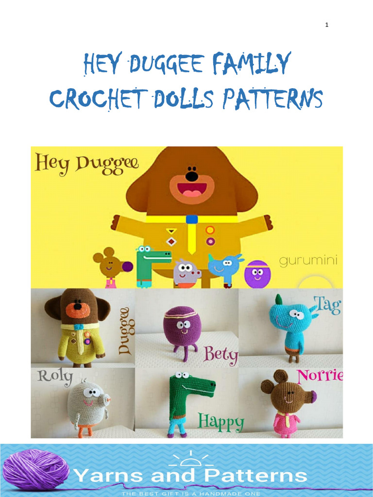 Dug Gee Friends | PDF | Crochet | Crafts