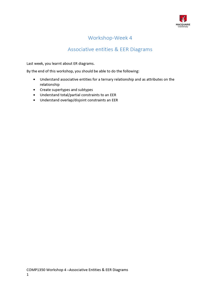 COMP 1350 Workshop 4 Solution | PDF | Public Services | Social Programs