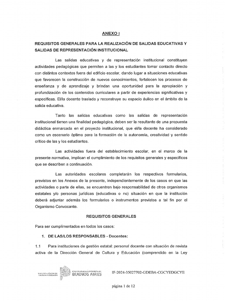 Anexos Salida Educativa | PDF