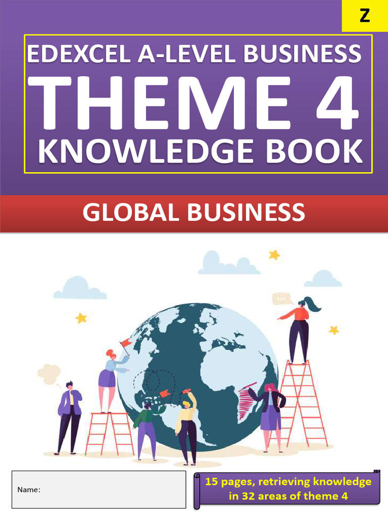 (Editable) GCE Theme 4 Knowledge Book | PDF | Globalization | Exports