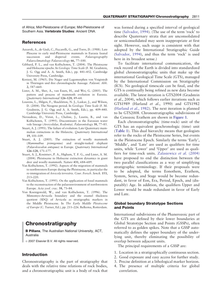 Giuli Et Al. - 2007 - QUATERNARY STRATIGRAPHY Chronostratigraphy of ...