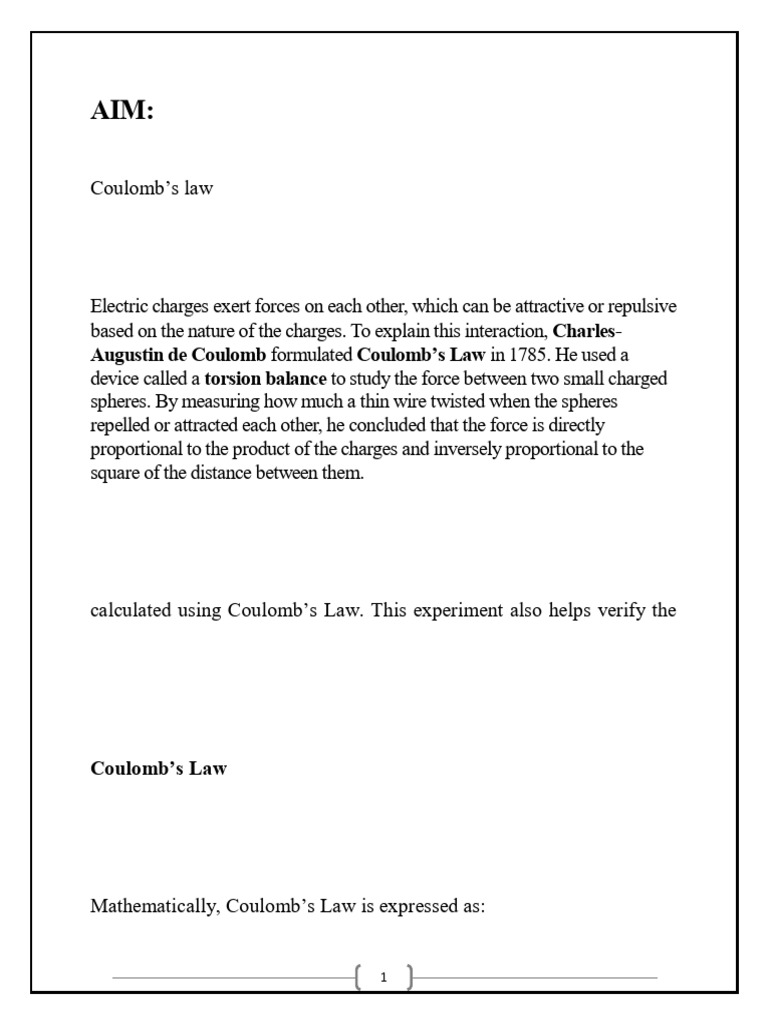 Physics Investigatory Project.. | PDF | Force | Physical Phenomena