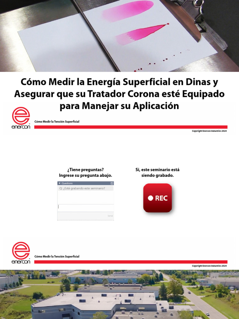 2024 Enercon Como Medir La Tension Superficial Slides | PDF | Adhesión | Tensión superficial