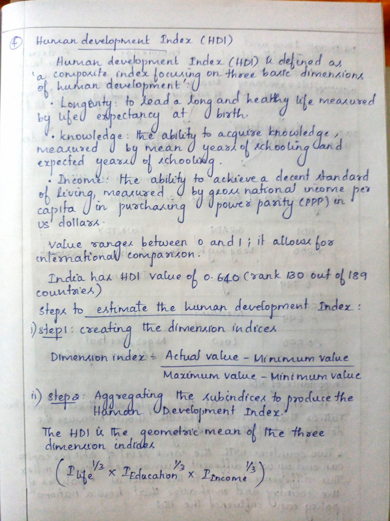 Human Development Index | PDF