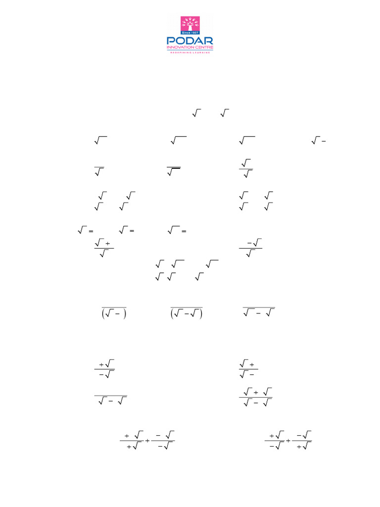 Rational and Irrational Numbers Updated | PDF | Mathematical Notation | Number Theory