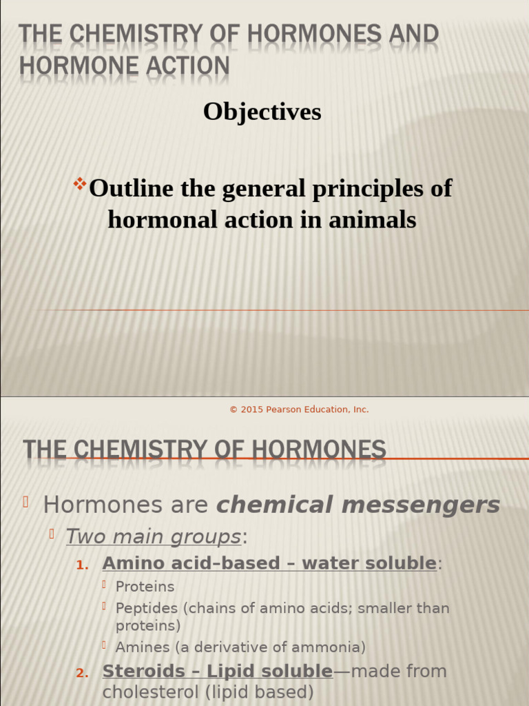 Principles of Hormonal Action | PDF | Hormone | Proteins