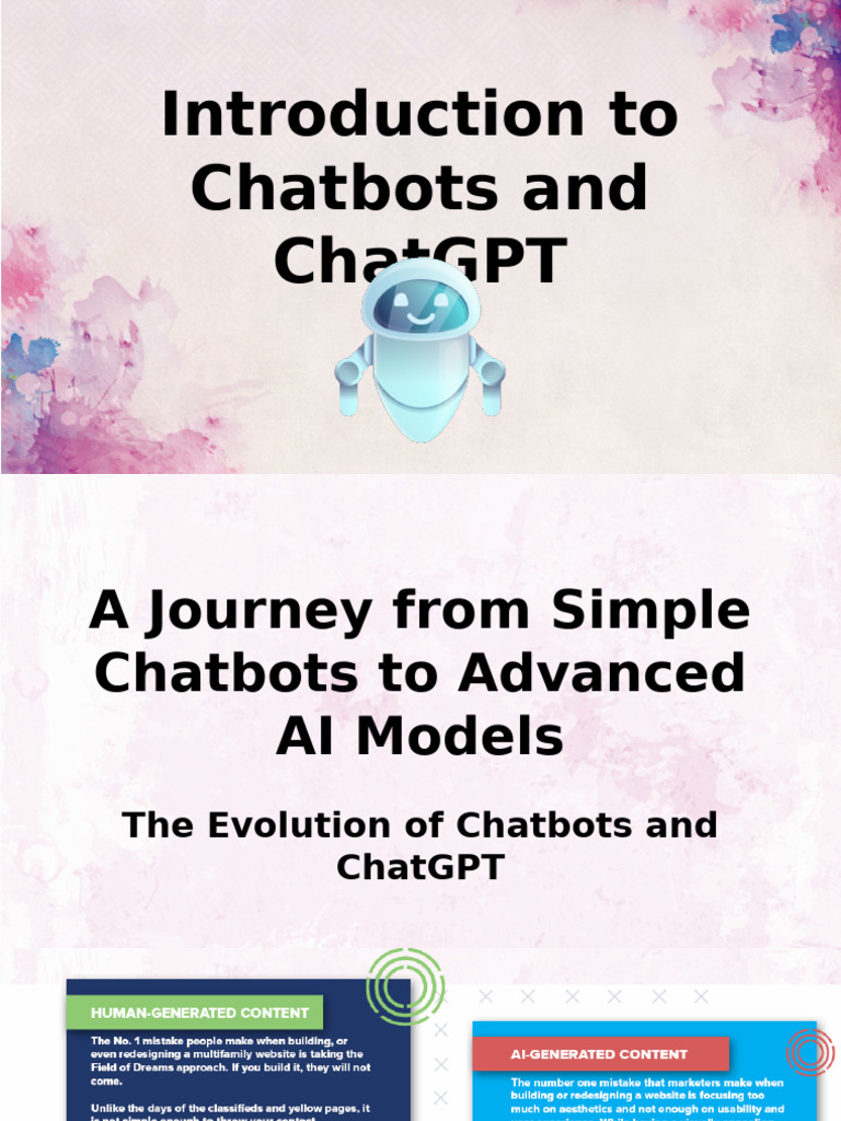 I. Introduction To Chatbots and ChatGPT | PDF | Artificial Intelligence ...