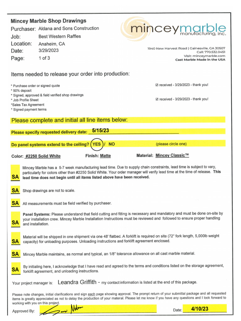 Submittal Package | PDF