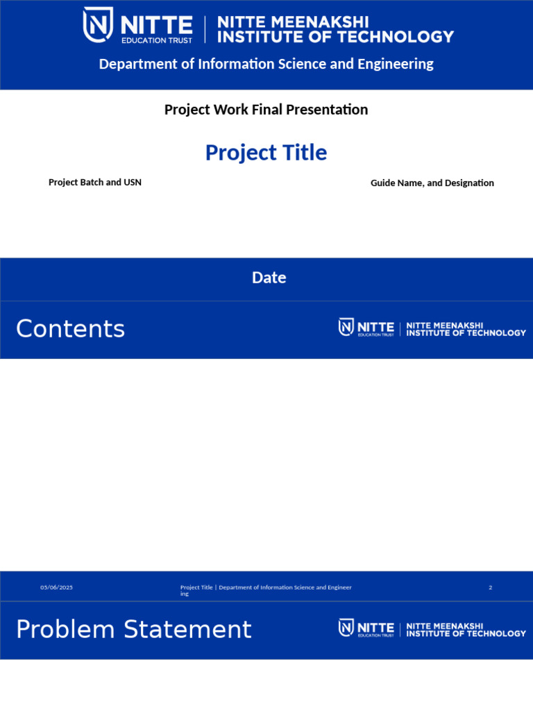 Phase-1 Slide Format | PDF