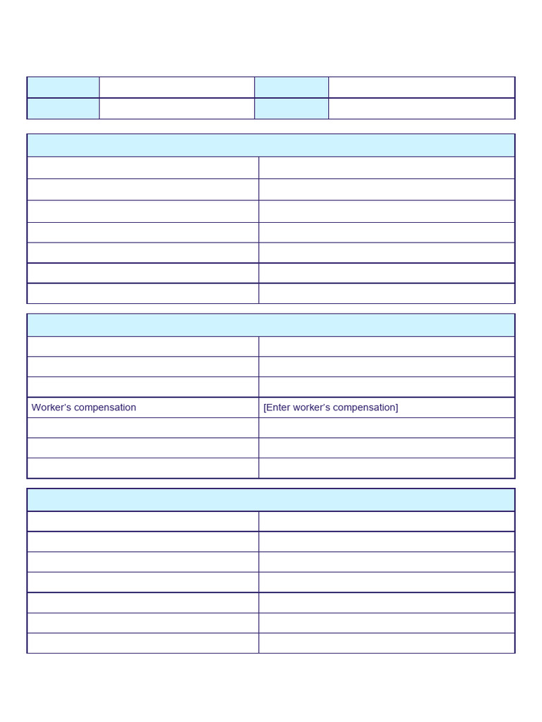 Compensation Package Template PDF | PDF