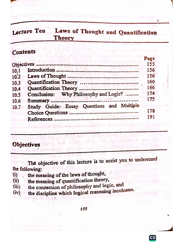 Logic and Philosophy III | PDF