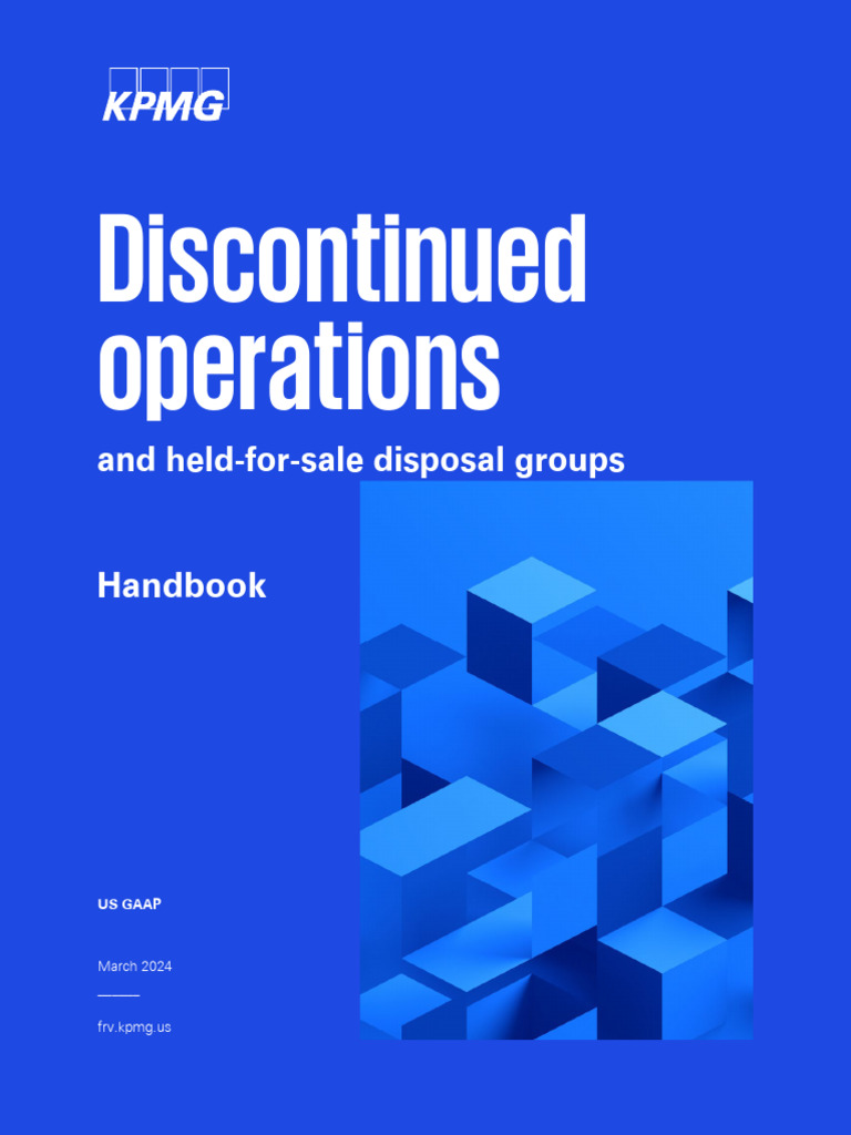 Discontinued Operations Reporting Handbook | PDF | Foreclosure | Equity ...