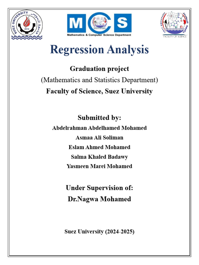 Regression Analysis | PDF