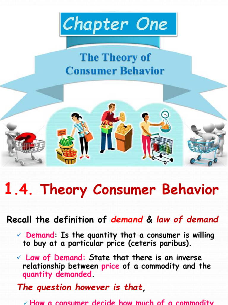Understanding Demand and Consumer Behavior | PDF | Utility | Consumer ...