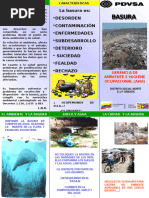 Triptico Basura | PDF | Vertedero | Residuos